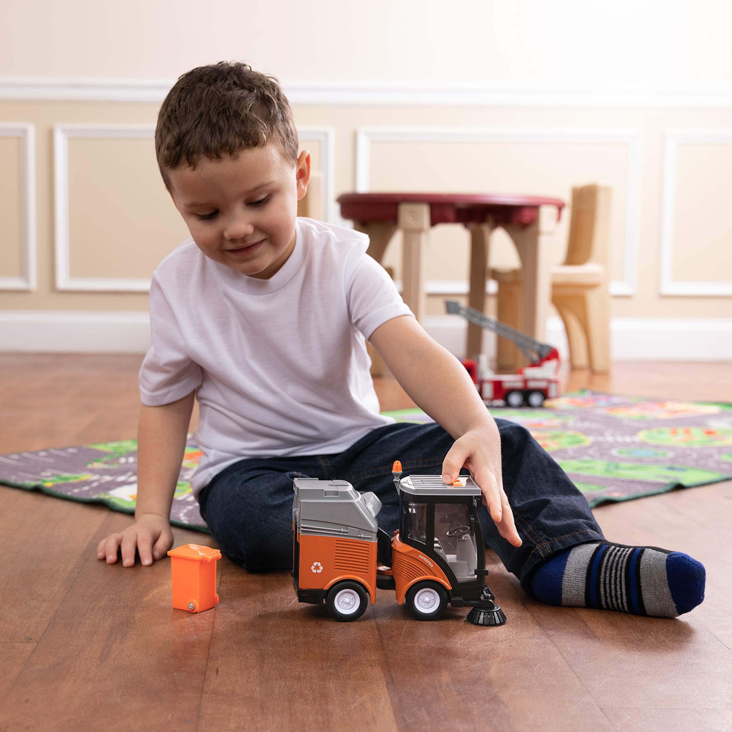 Mua Toy To Enjoy Street Sweeper Toy Truck with Light & Sound Effects ...