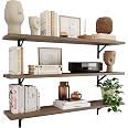 Amazon.com: Wallniture Forme 48 inch Long x 10 in Deep Rustic Floating ...
