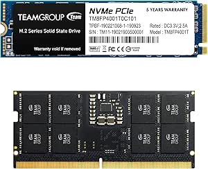 TEAMGROUP MP34 1TB TLC NVMe PCIe Gen3x4 M.2 2280 SSD Read/Write 3,400/ ...