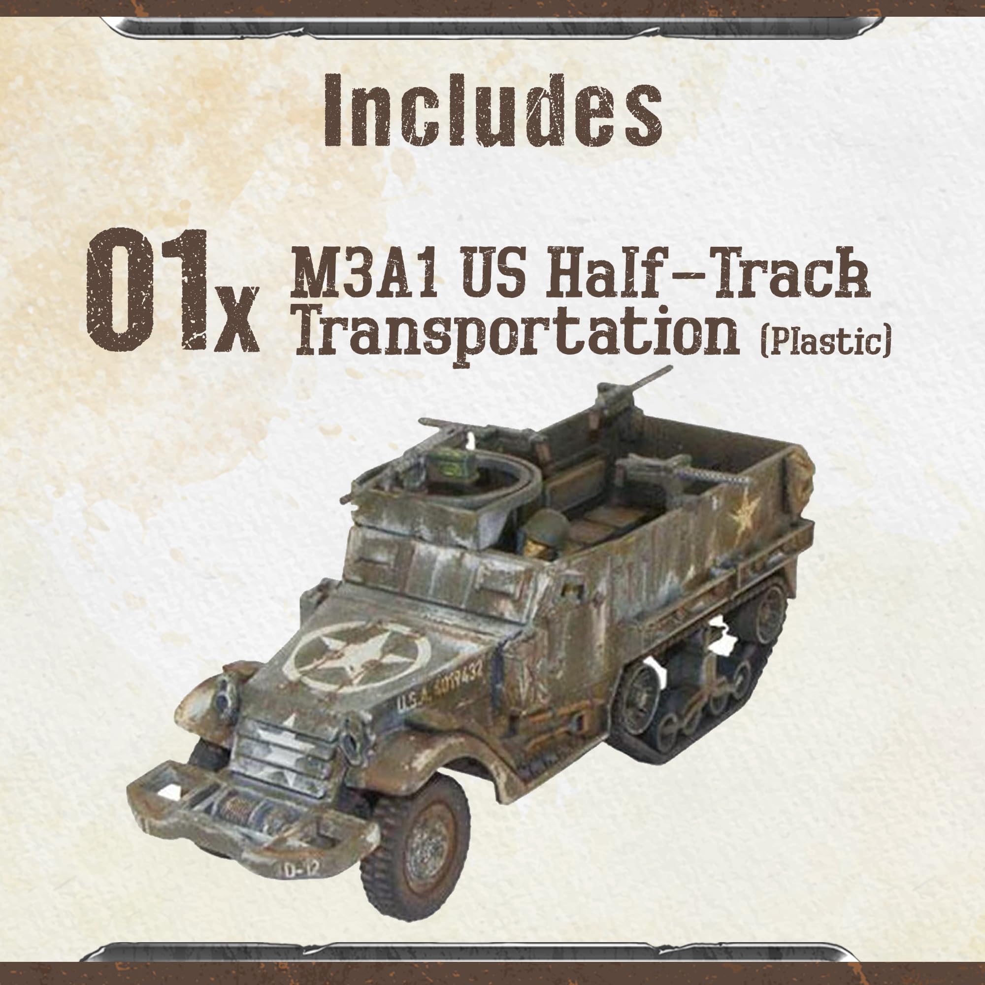 Mua Wargames Delivered Bolt Action Miniatures - M3A1 Half-Track with a ...