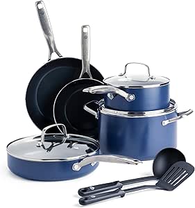 Amazon.com: Blue Diamond Cookware Diamond Infused Ceramic Nonstick 10 ...