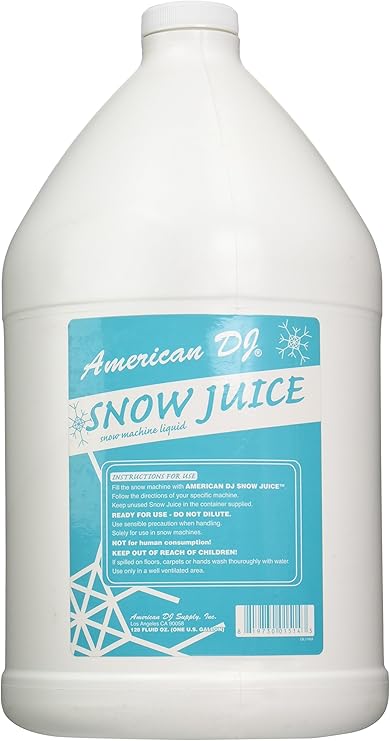 ADJ Products SNOW GAL Snow Juice Gallon Sized Water Based Snow Fluid ...