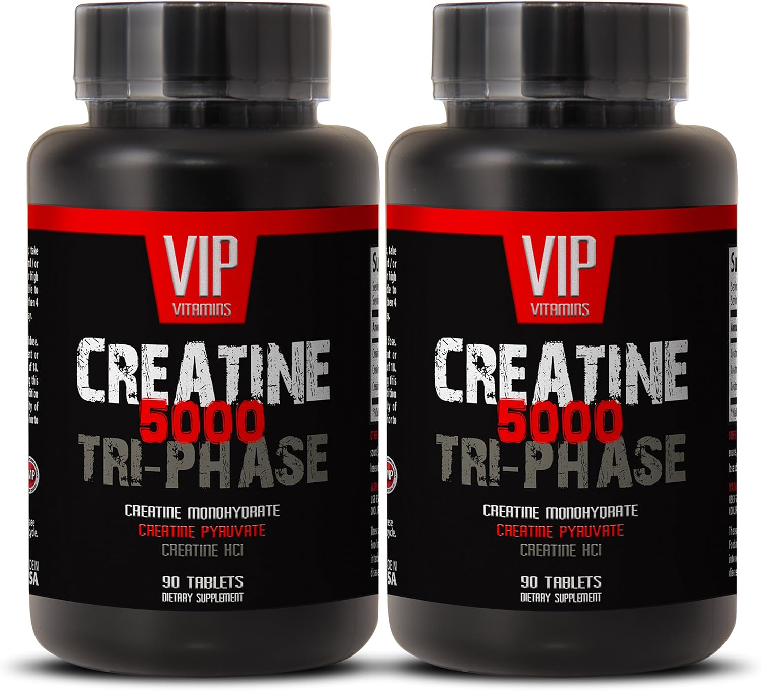 Amazon.com: Premuim Blend of Creatines - Creatine Tri-Phase 5000mg ...