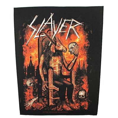 XLG Slayer Baphomet on Satanic Throne Back Patch Philippines | Ubuy
