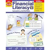 Evan-Moor Financial Literacy Lessons and Activities, Grade 6-8, Homeschool and Classroom ...