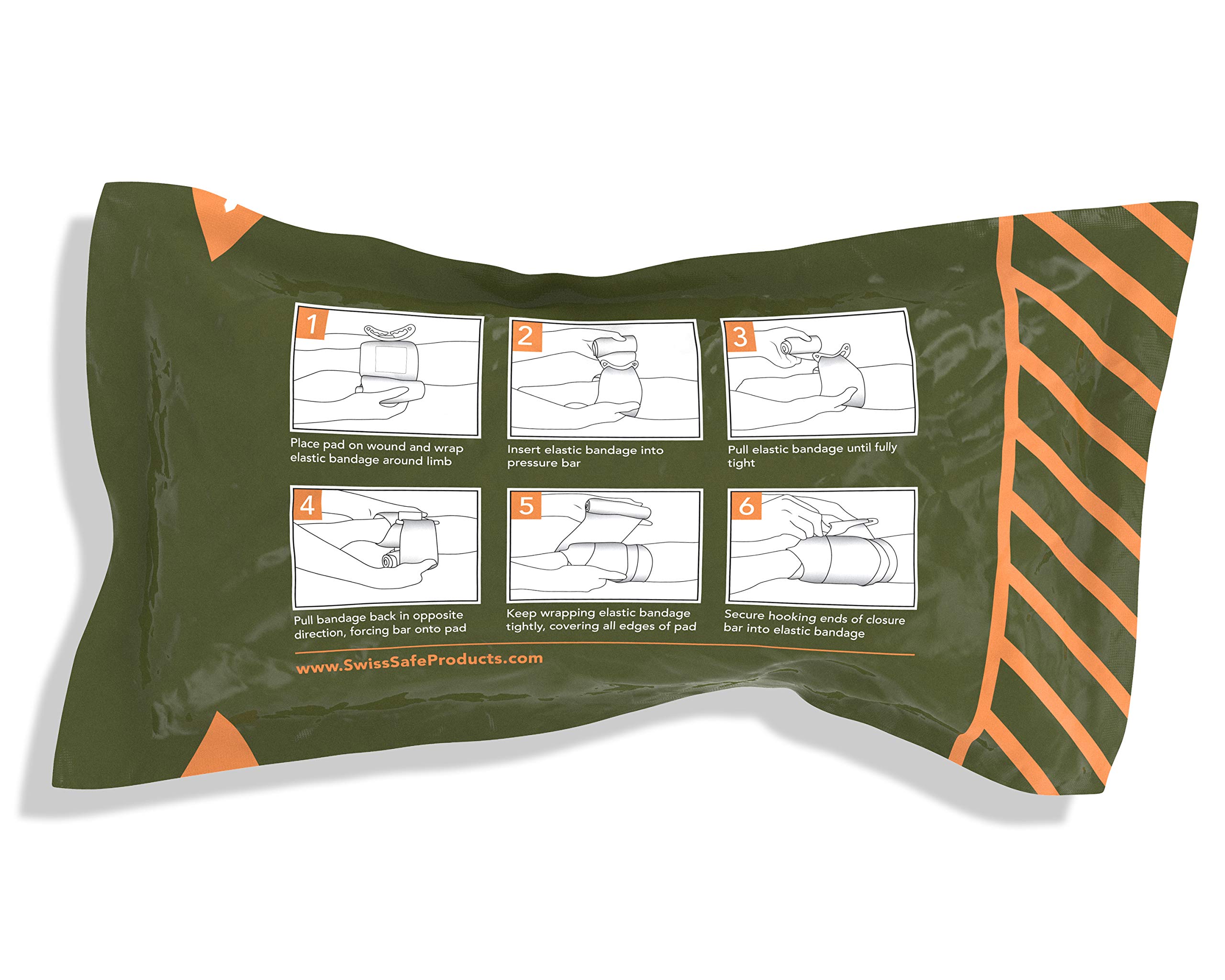 Mua Israeli Bandages, Elastic Wrap - Medical Pad w/Compact Design for ...