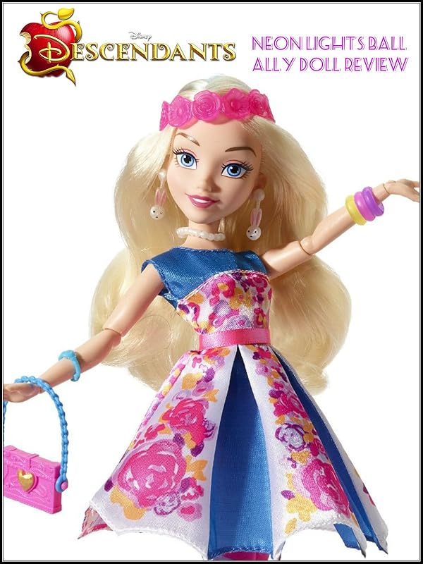 Watch Disney Descendants Neon Lights Ball Ally Doll Review & Signature ...