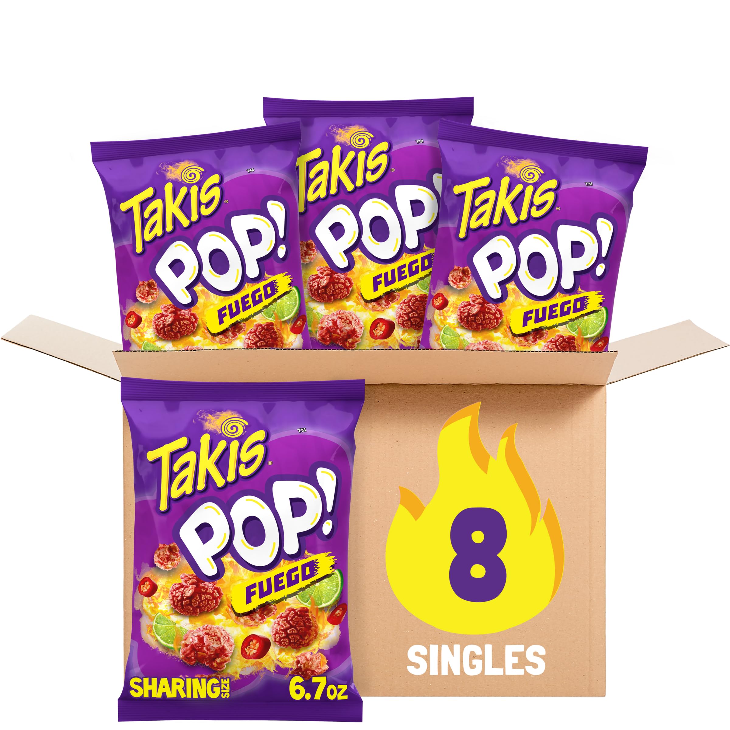 Mua Takis Fuego Pop! 8 ct, 6.7 oz Sharing Size Case, Hot Chili Pepper ...