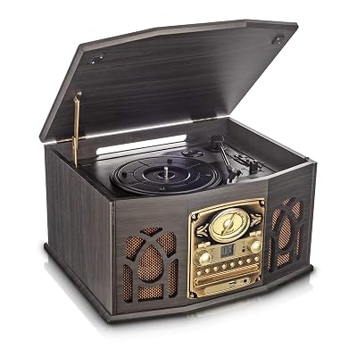 Nostalgic Wooden 5 in 1 Music System with Turntable, Sri Lanka | Ubuy
