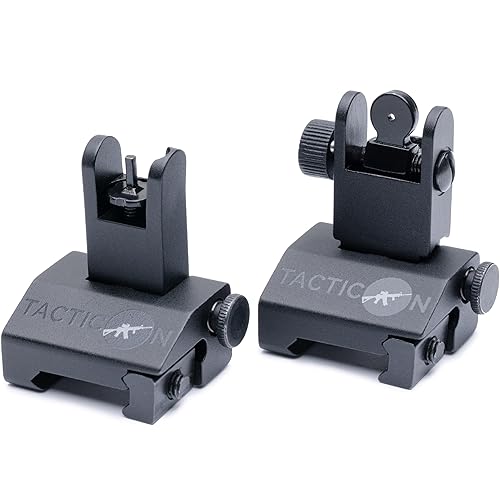 Tacticon Flip Up Iron Sights - Includes Front Sight Adjustment Tool ...