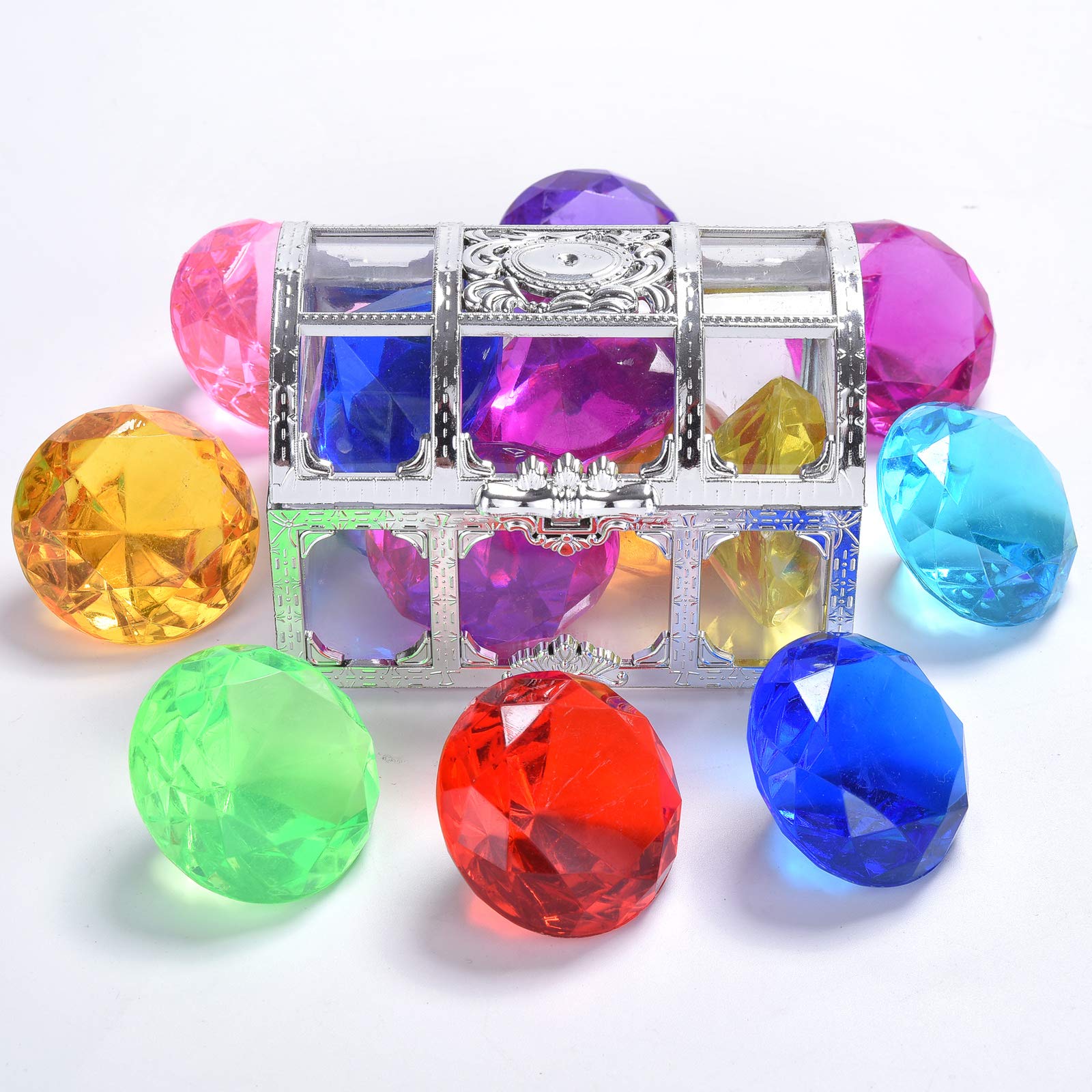 Mua Diving Gem Pool Toy 6 Big Colorful Diamonds Set with Treasure ...