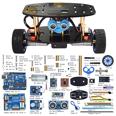 Adeept 2-Wheel Self-Balancing Robot Kit with Arduino Philippines | Ubuy