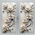 Amazon.com: BlissYard Magnolia Flower Window Film Glass Window Privacy ...
