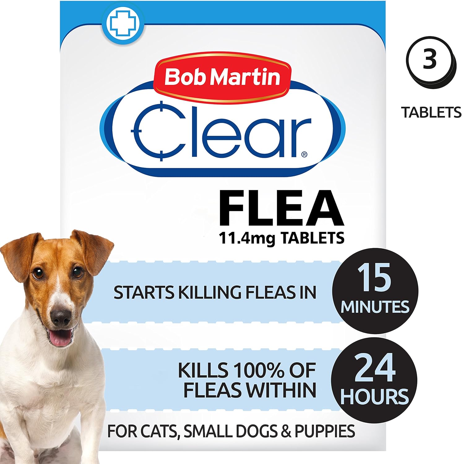 Bob Martin Clear Flea Tablets for Small Dogs and Puppies: Amazon.co.uk ...