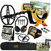 Amazon.com: Garrett ACE 400 Metal Detector Bundle – Made in The USA - Digital Target ID, Iron ...