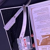 Amazon.com: BRV MEN Straight Razor - 100 Lord Platinum Single Edge ...