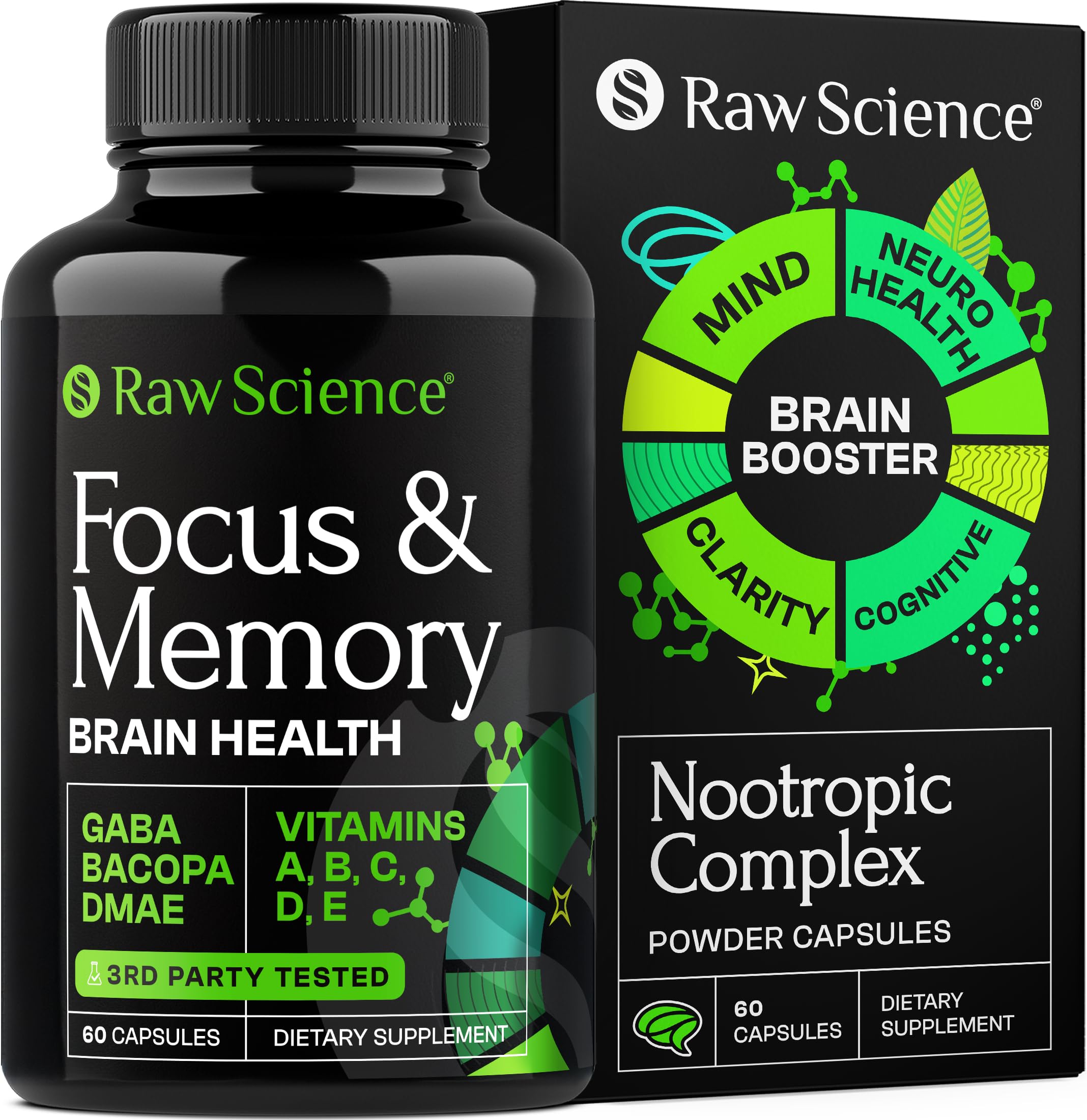 Mua Nootropics Brain Supplements for Memory & Focus with Huperzine A ...