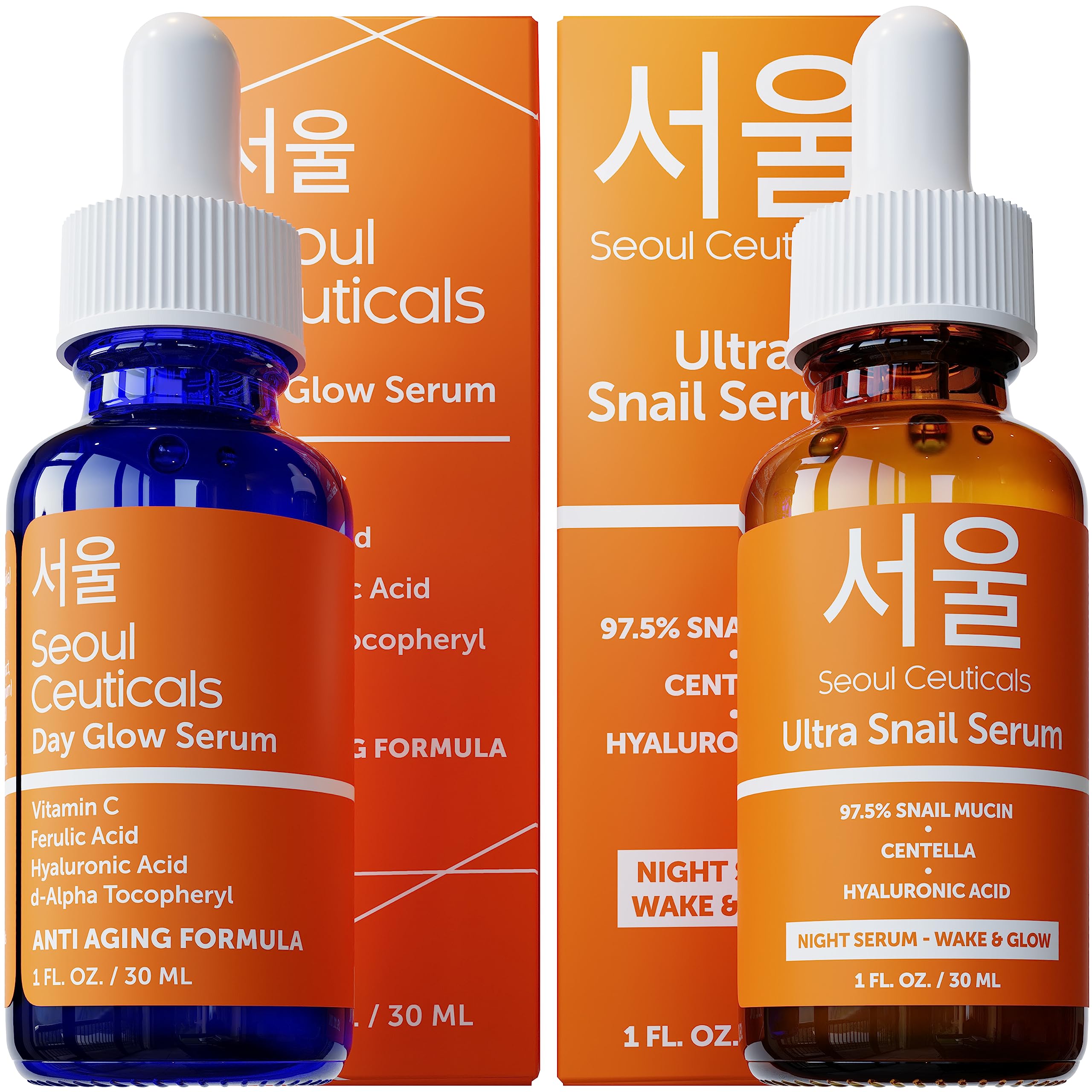 Mua Korean Skin Care Day & Night Serum Set - Potent Vitamin C Day Serum ...