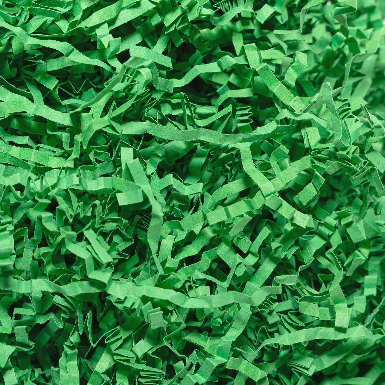 Mefleet 1 LB Crinkle Cut Paper Shred Filler Green Crinkle Shredded ...