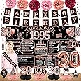 Amazon.com: 30th Birthday Decorations for Women, 21pcs Back in 1995 ...