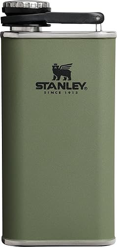 Stanley Classic Easy Fill Wide Mouth Flask 8 oz | Leakproof Hip Flask ...
