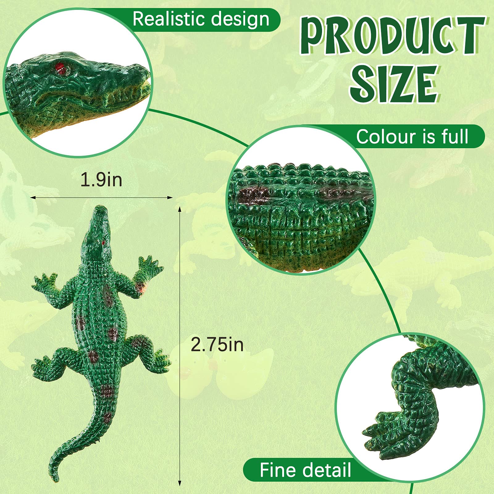 Mua Crocodile Toy 2.75 Inch Alligator Toy Simulation Crocodile Toy ...