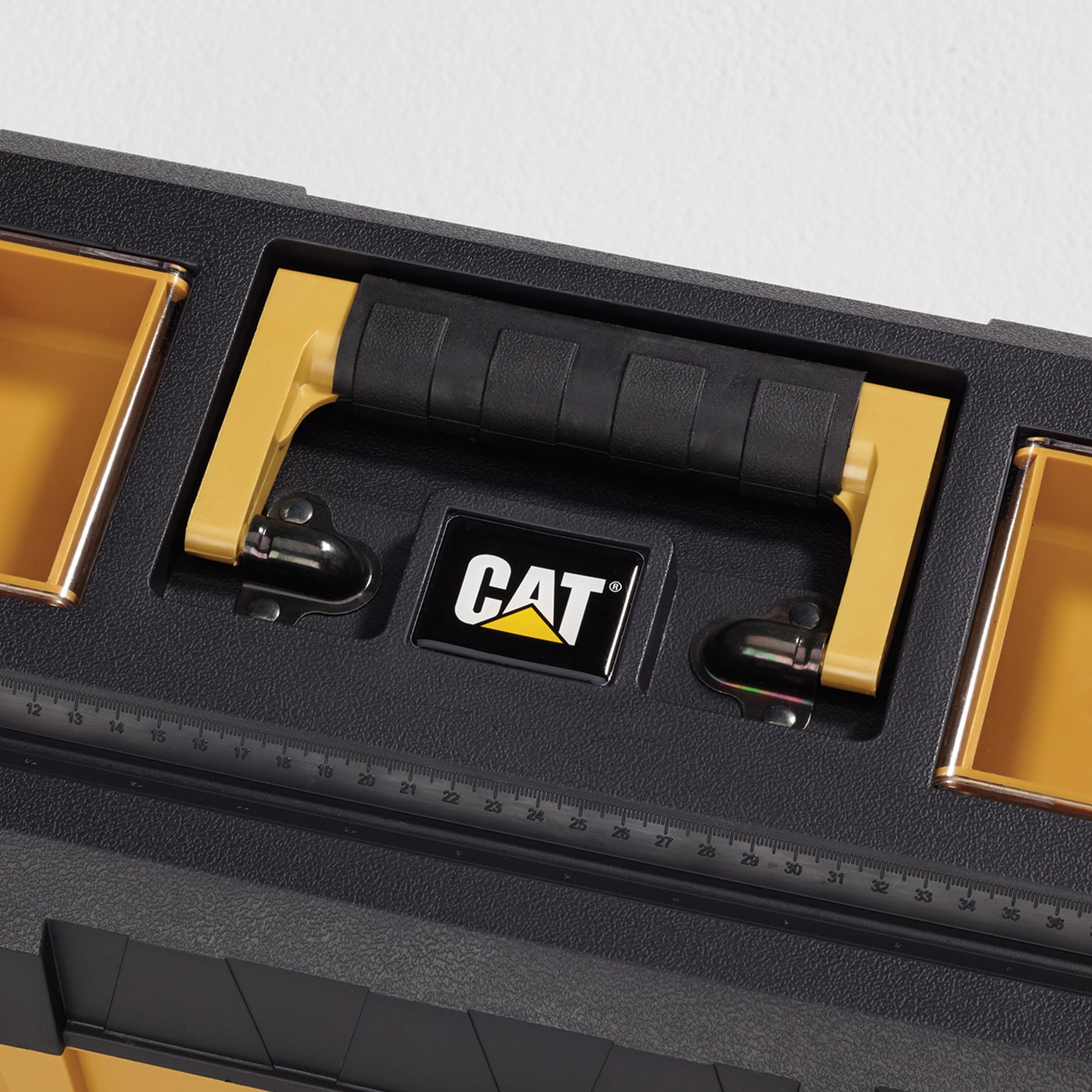 Cat Premium Plastic Portable Tool Box With Lid Organization And ...