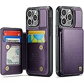Amazon.com: LOHASIC Wallet Case for iPhone 15 Pro Max, 5 Card Holder, Safe RFID Blocking ...