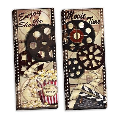 Old-Fashioned Movie Night Panel Set - 8x20in Philippines | Ubuy