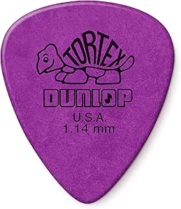 Amazon.com: Dunlop Tortex Standard 1.14mm Purple Guitar Pick, 12 Pack ...