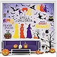 Amazon.com: Whaline 9 Sheets Halloween Witch Window Stickers Crazy ...