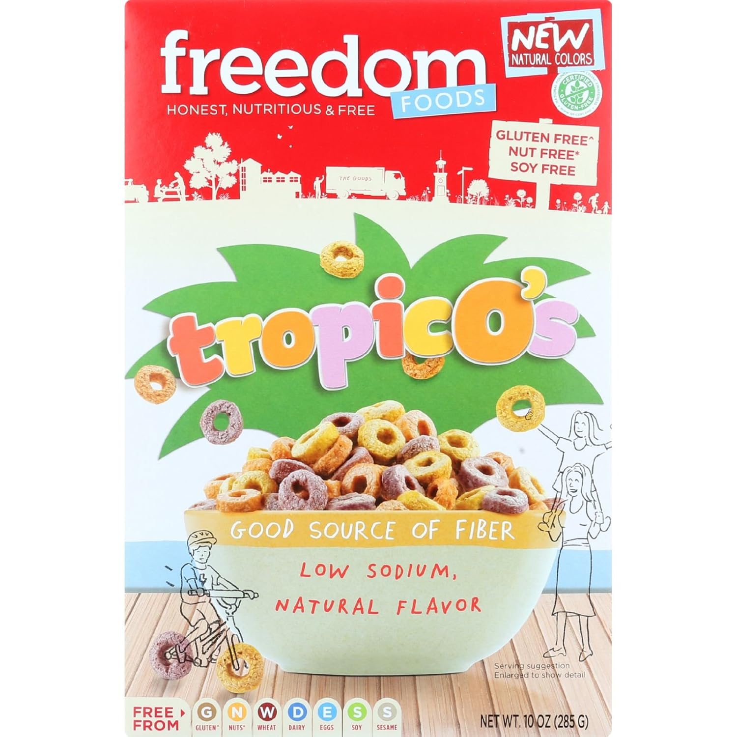 Amazon.com: Freedom Foods Cereal - TropicOs - Gluten Free - 10 oz ...