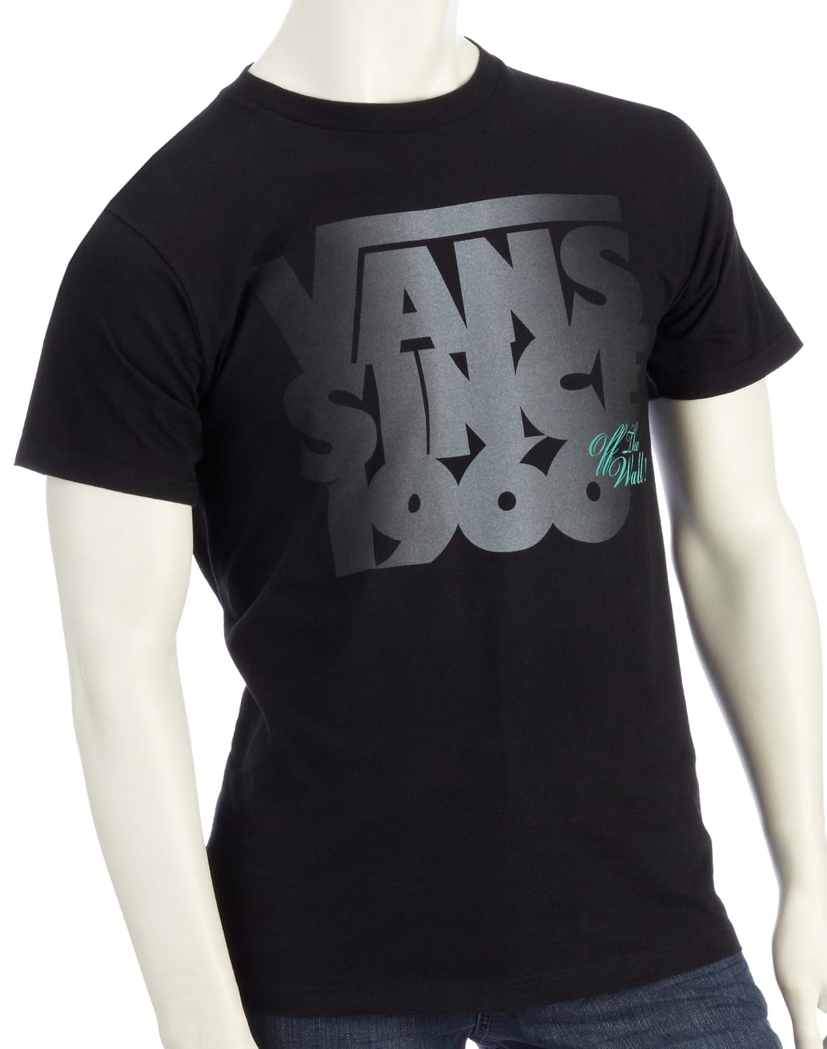 Vans Mens Stacked Since 66 Black T-Shirt - Small: Amazon.co.uk: Clothing