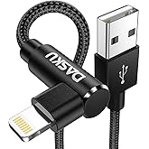 Amazon.com: 90 Degree 16Ft Extra Long iPhone Charger Cord, Apple MFi ...