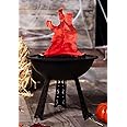 Amazon.com: Fun Costumes Fake Artificial Fire Cauldron with LED Lights ...
