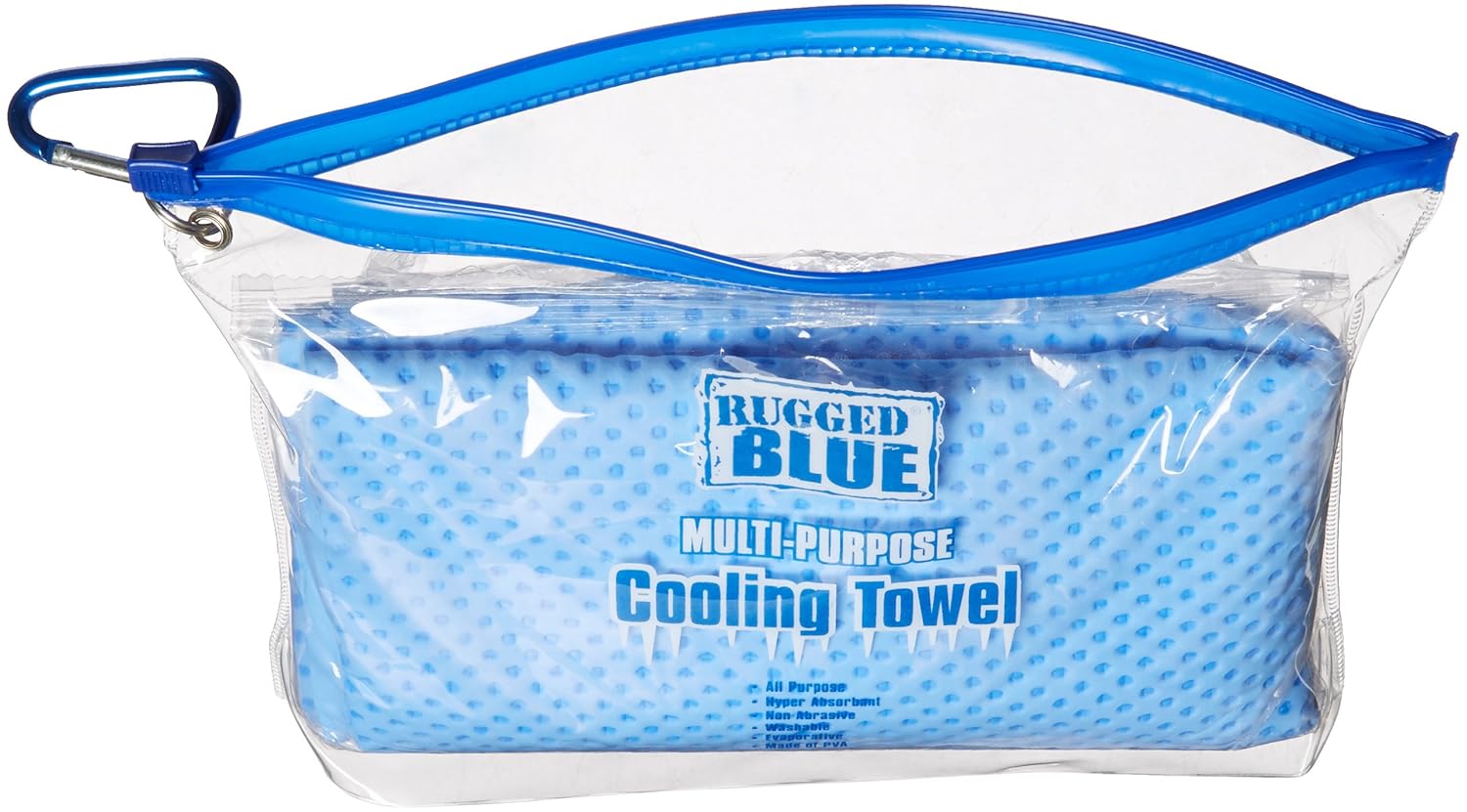 Rugged Blue RBCT-Blue Cooling Towel with Carrying Case, Blue: Amazon ...