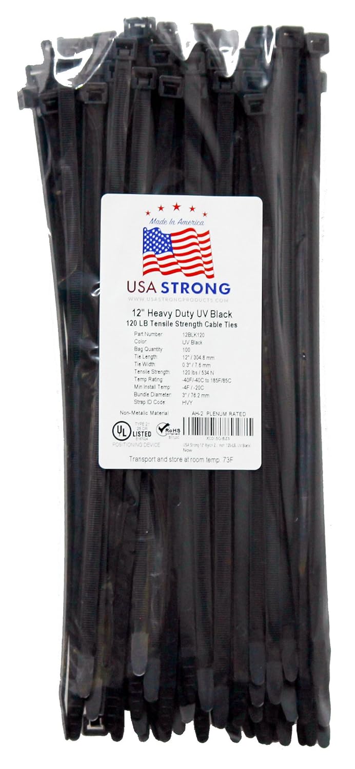Heavy Duty Cable Zip Ties Durable Strong Nylon Tie Wraps 120 LB heavy-duty-cable-zip-ties-durable-strong-nylon-tie-wraps-120-lb