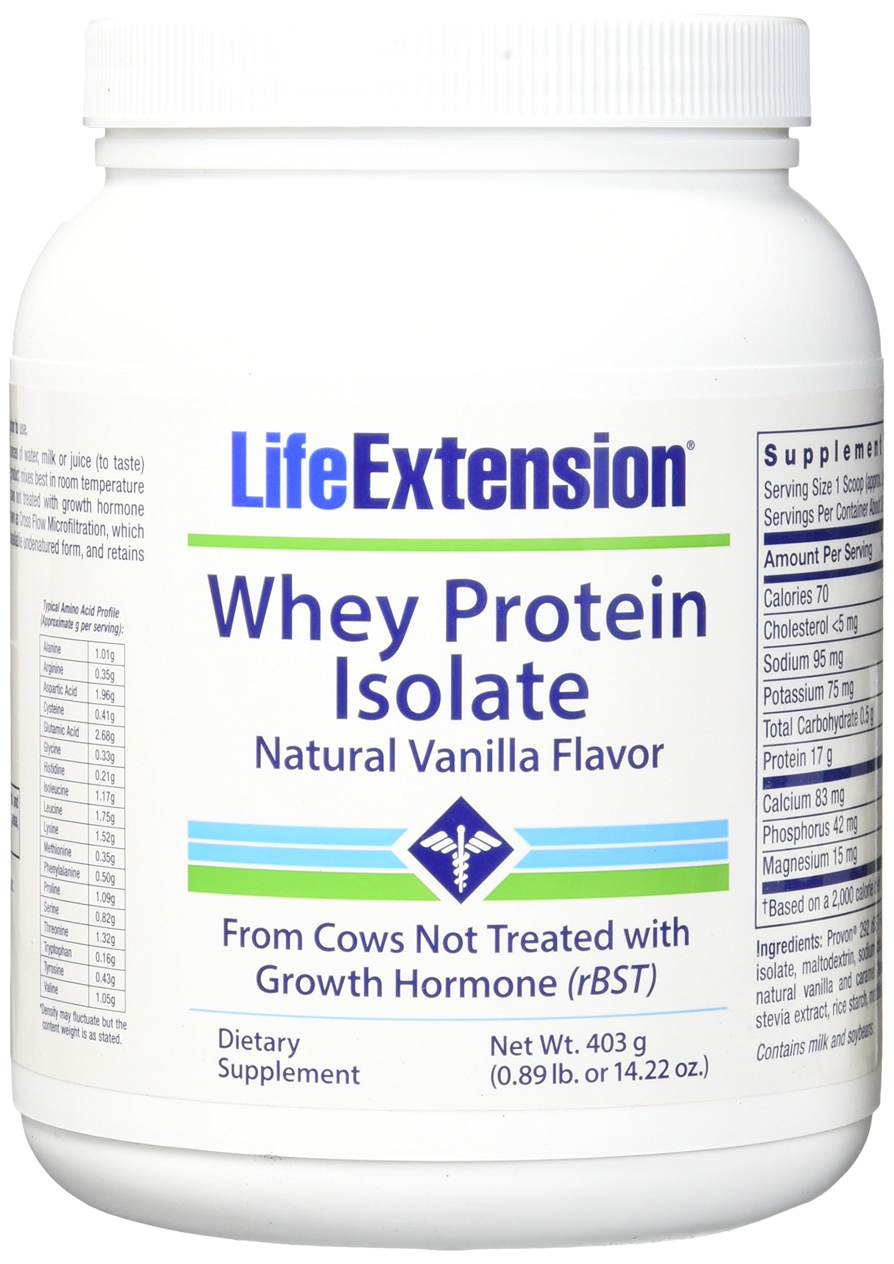 Amazon.com: Life Extension Enhanced Life Whey Protein Isolate ...