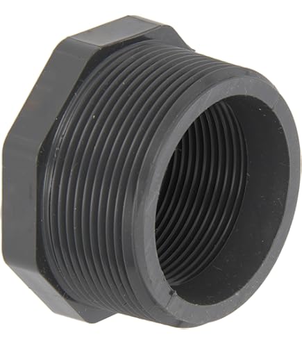 Charlotte Pipe PVC 00107 1000HA Schedule 40 DWV Reducing Bushing, 2 X 1 ...
