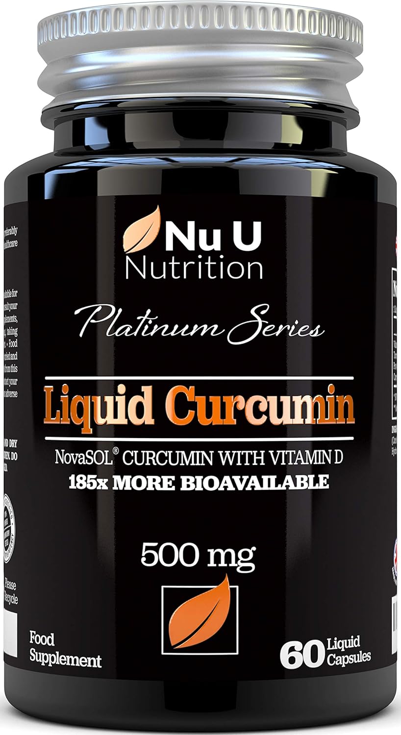 Turmeric Curcumin Capsules (Liquid) with Vitamin D | 185 More ...