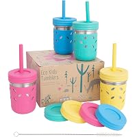 Amazon.com | Elk and Friends Stainless Steel Cups | Mason Jar 10oz ...