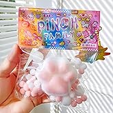 Amazon.com: HOMQYTE Taba Cat Paw Squishy Sensory Toy Mochi Squishies ...
