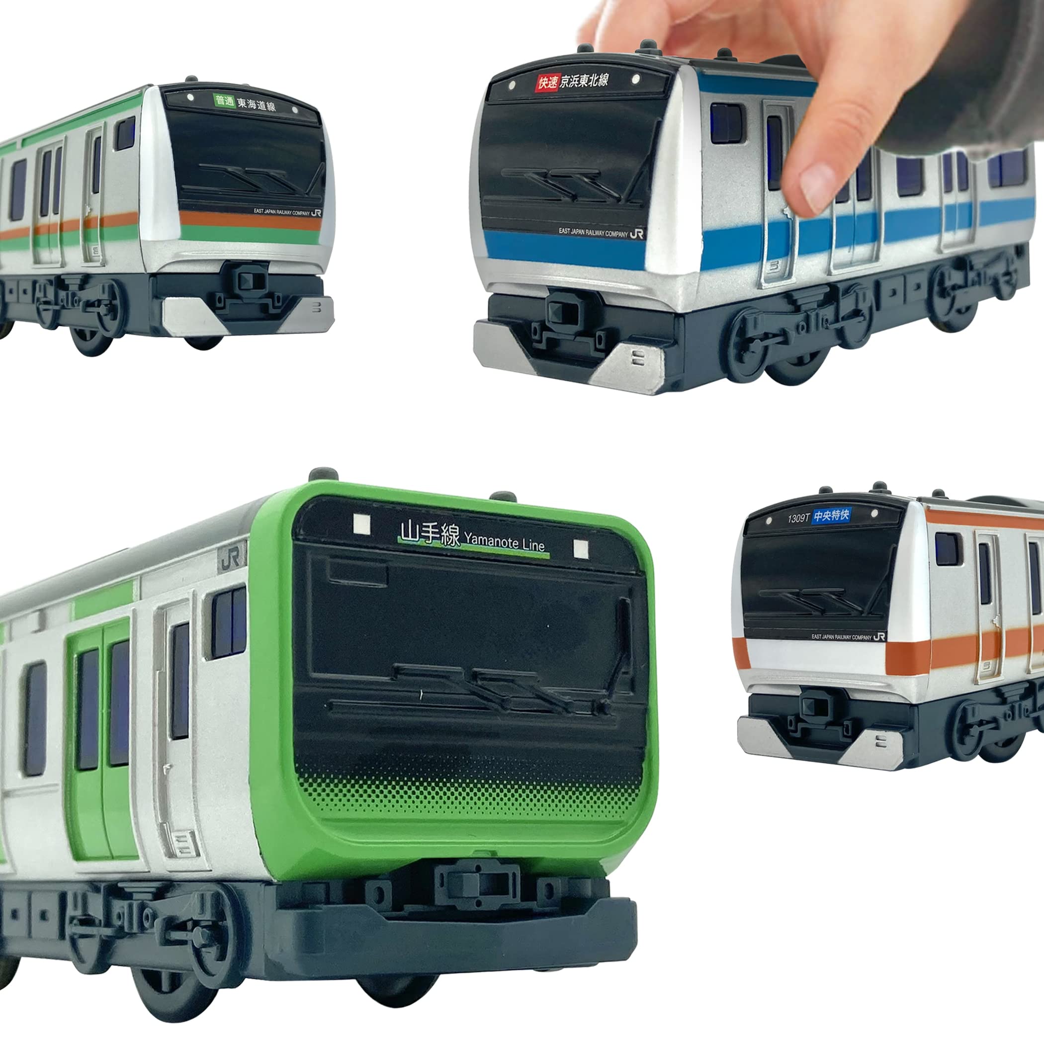 Mua Cool Train Toy Pull Back Chuo Line Yamanote Line Keihintohoku Line Tokaido Line E233 Series ...