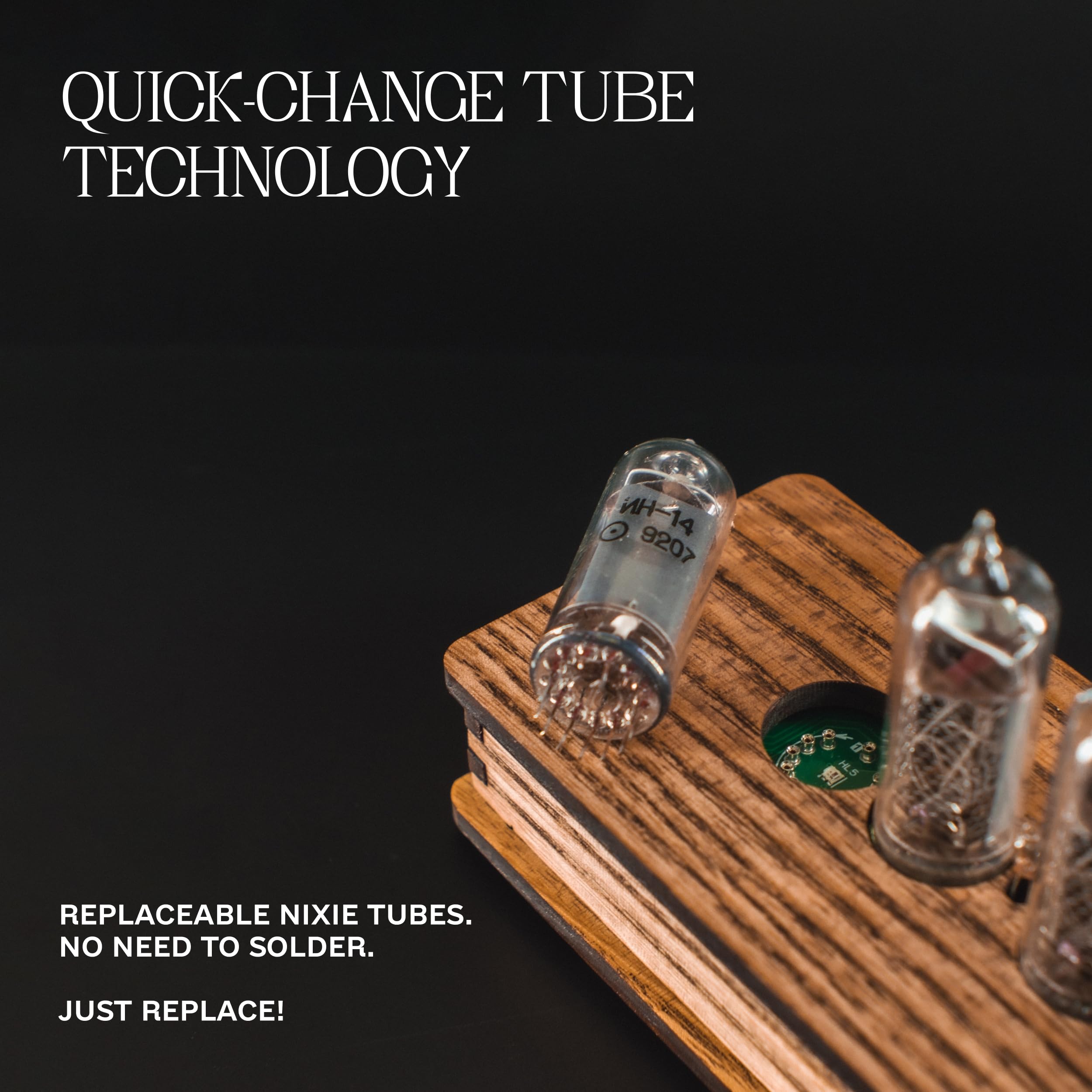 Mua Nixie Star Real Nixie Tube Bulb Clock Bundle with Spare IN-14 Nixie ...