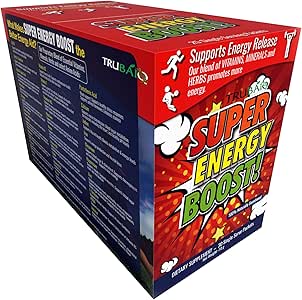 Amazon.com: Super Energy Boost Packets 30 Day Supply, Nutritional ...
