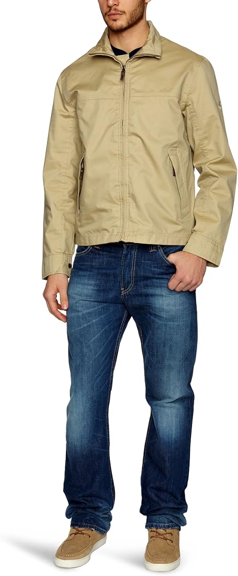 Timberland Clothing Stratham WP Bomber Men's Rain Coat Sand Small ...