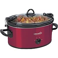Amazon.com: Crock-Pot 6-Quart Cook & Carry Oval Manual Portable Slow ...