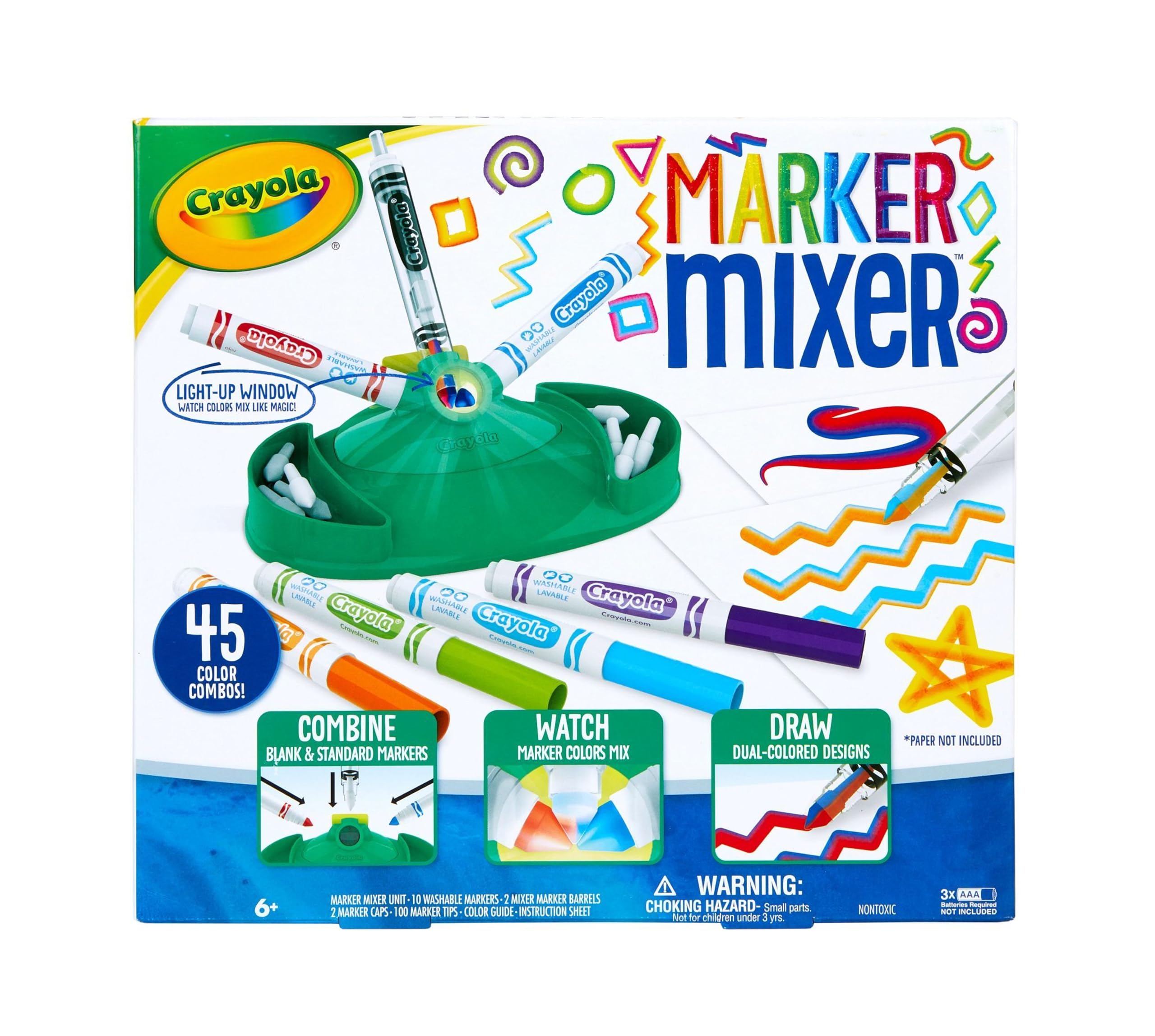 Crayola Marker Mixer Art Kit, Washable Marker Set, Easy Craft Kit for ...