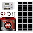 Amazon.com : ECI Power 100W 12V Solar Power Kit | 12V 20Ah LiFePO4 ...
