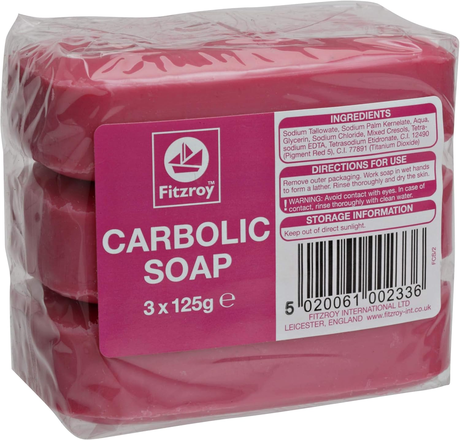 Fitzroy Carbolic Soap (3 X 125g) – BigaMart